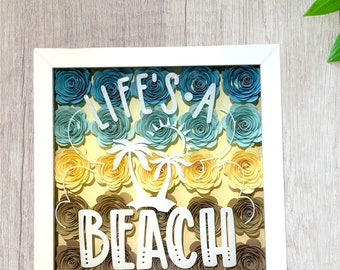 Beach Shadow Box | Etsy