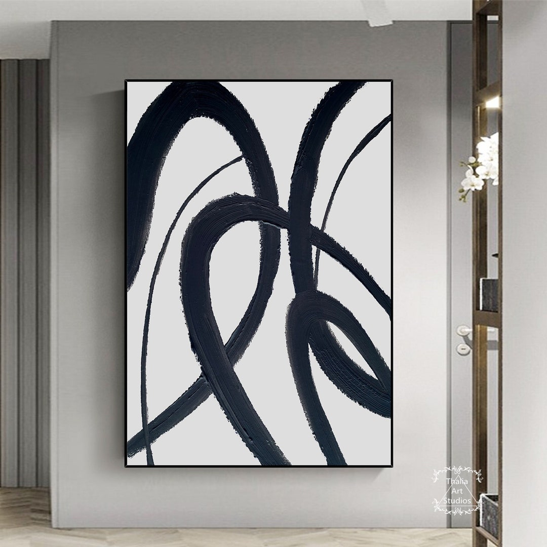 Erstaunlich Abstrakte Kunst Schwarz Weiss Bilder