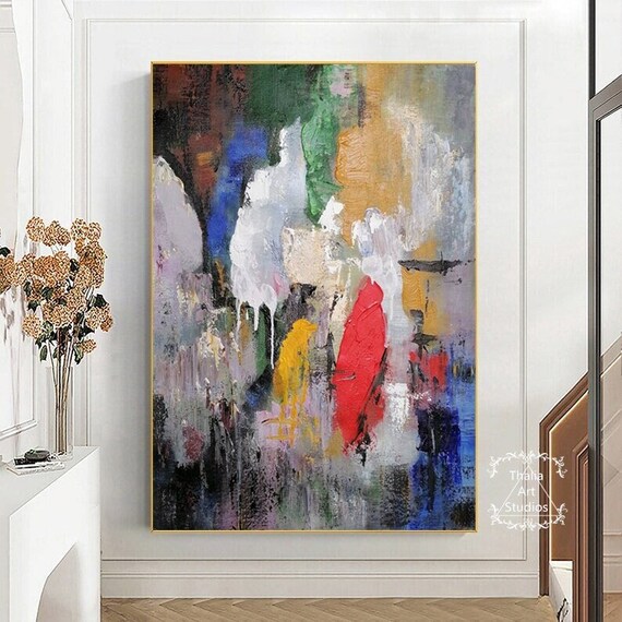 Large Abstract Painting Canvas Original Abstract Painting - Etsy