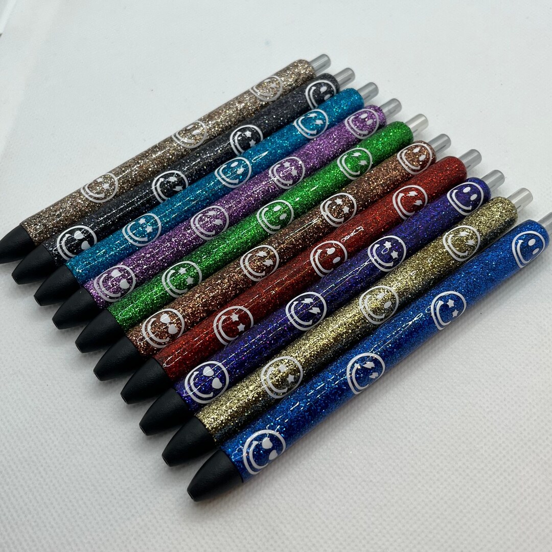 Smiley Face Inkjoy Resin Pen - Etsy