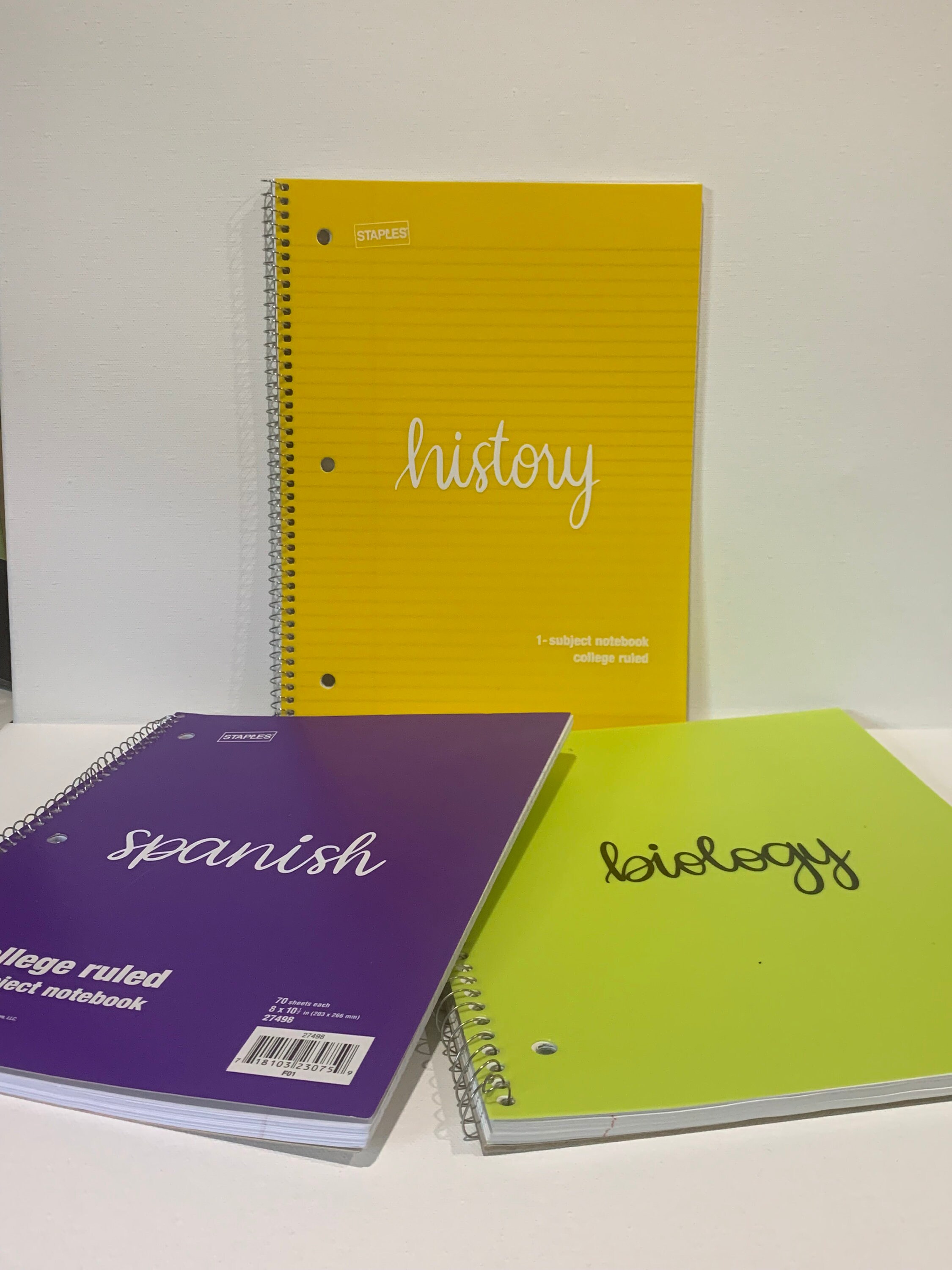 Vinyl Notebook Subject Decals Perfect for Back to School - Etsy