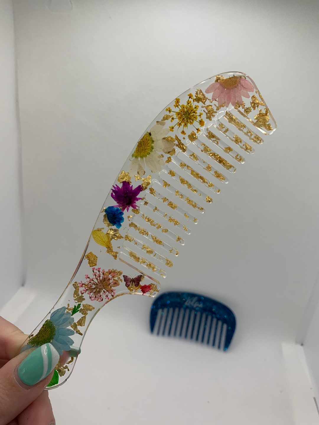 Custom Resin Hair Comb - Etsy