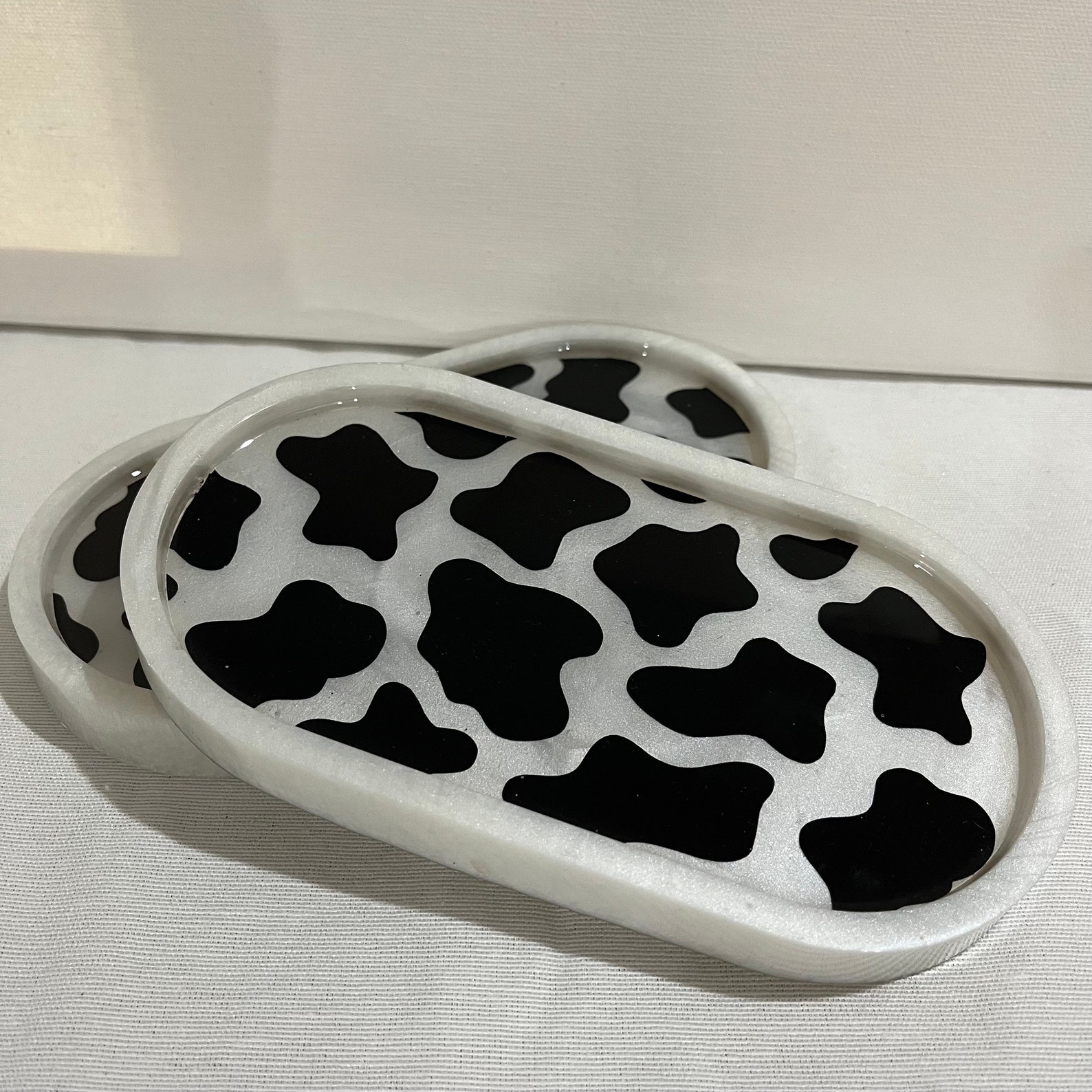 Cow Print Jewelry Tray - Etsy
