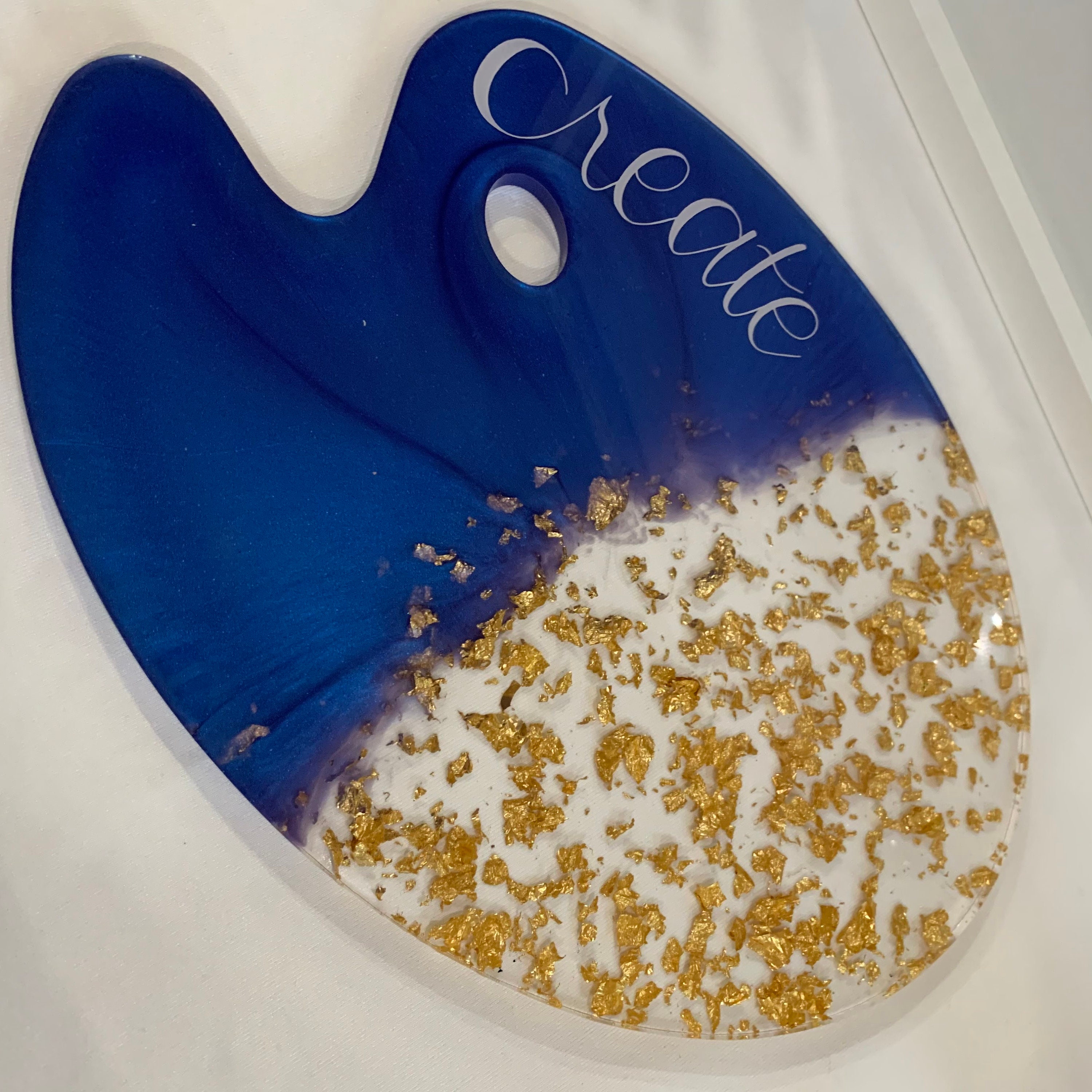 Custom resin paint palette | Etsy