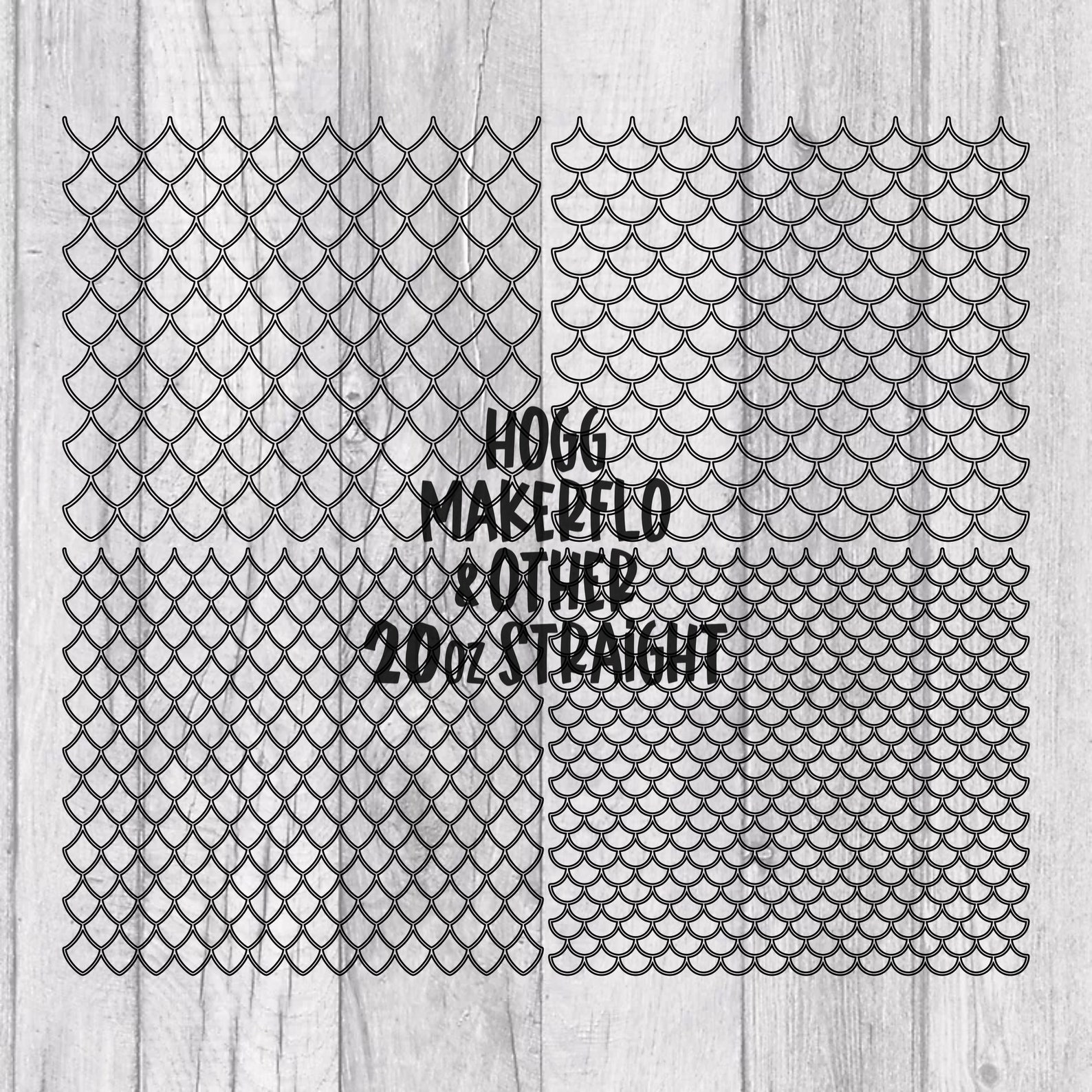 Mermaid and Dragon Scales Template for Hogg Makerflo and - Etsy