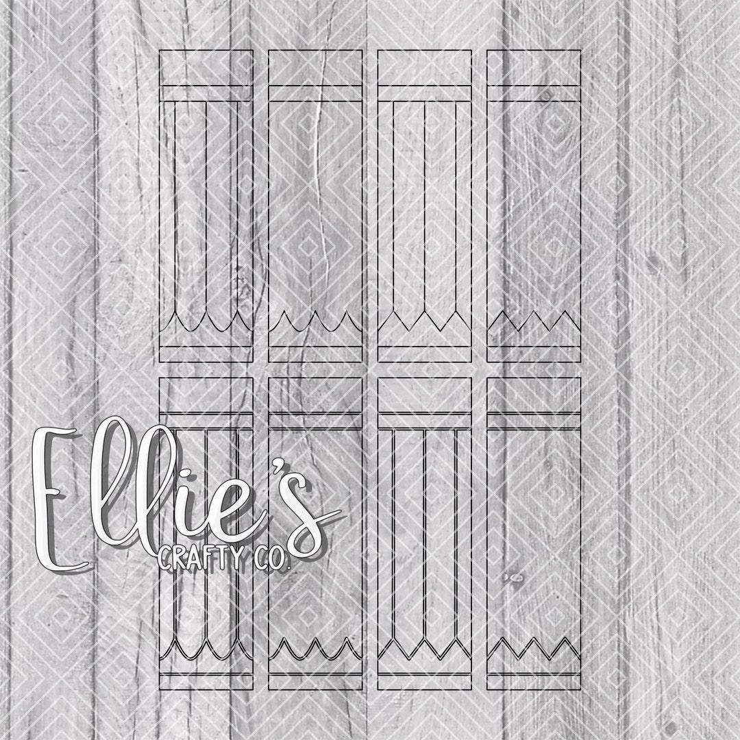 Pencil Pen Template - Etsy