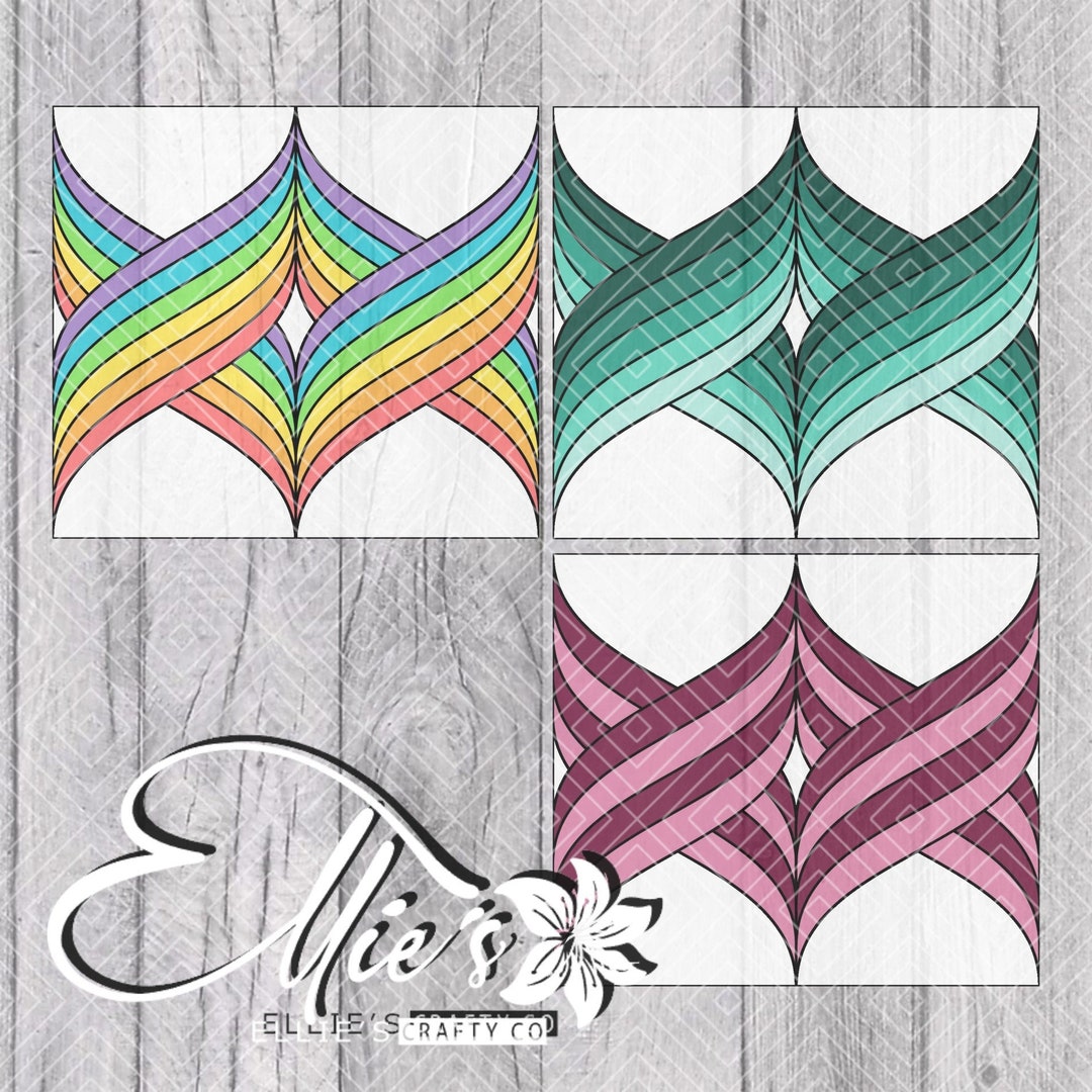 Mermaid Tail Tangle Template for 20oz Skinny Straight Tumblers - Etsy