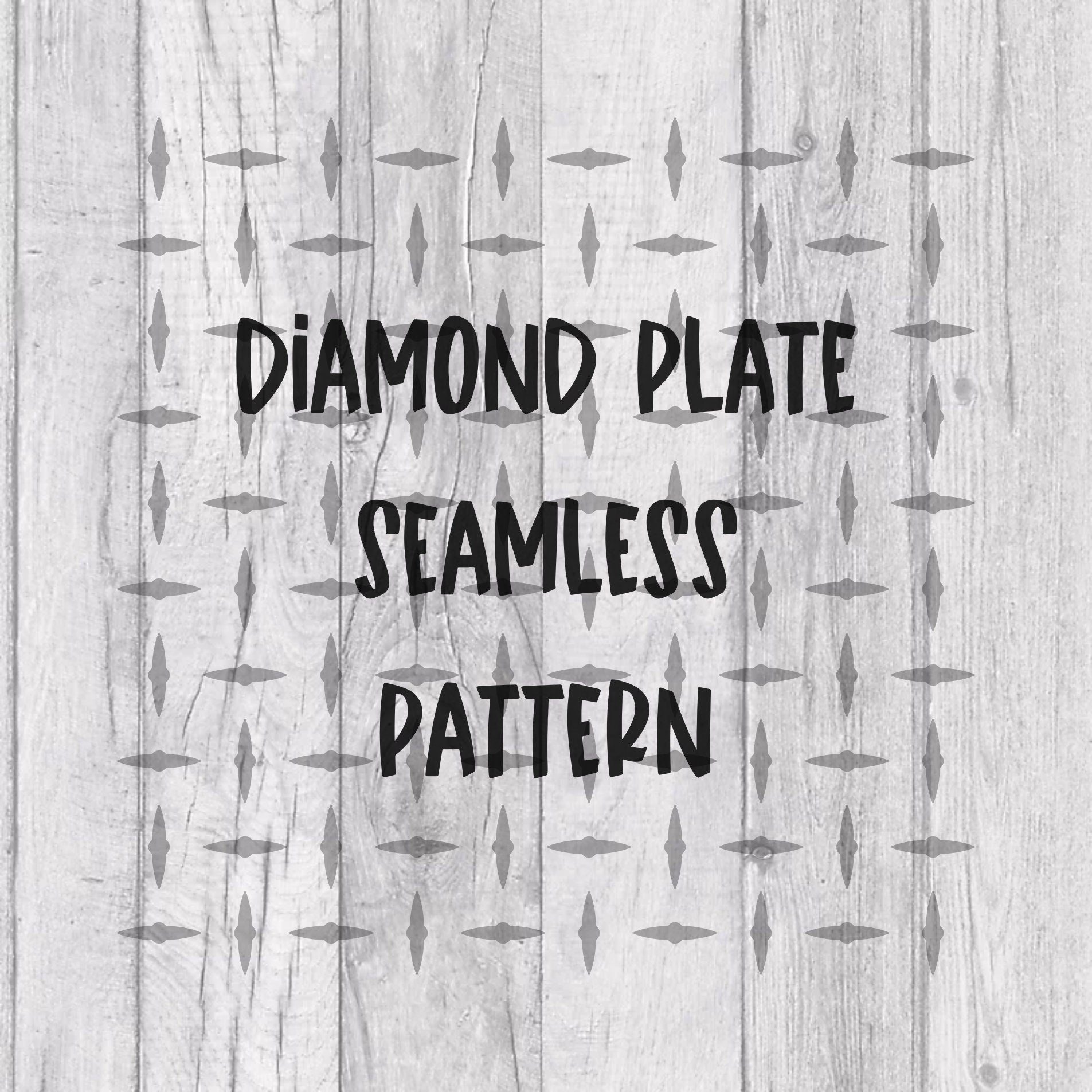 Diamond Plate 2 Seamless Continuous Patterns SVG DXF PNG and Pdf - Etsy