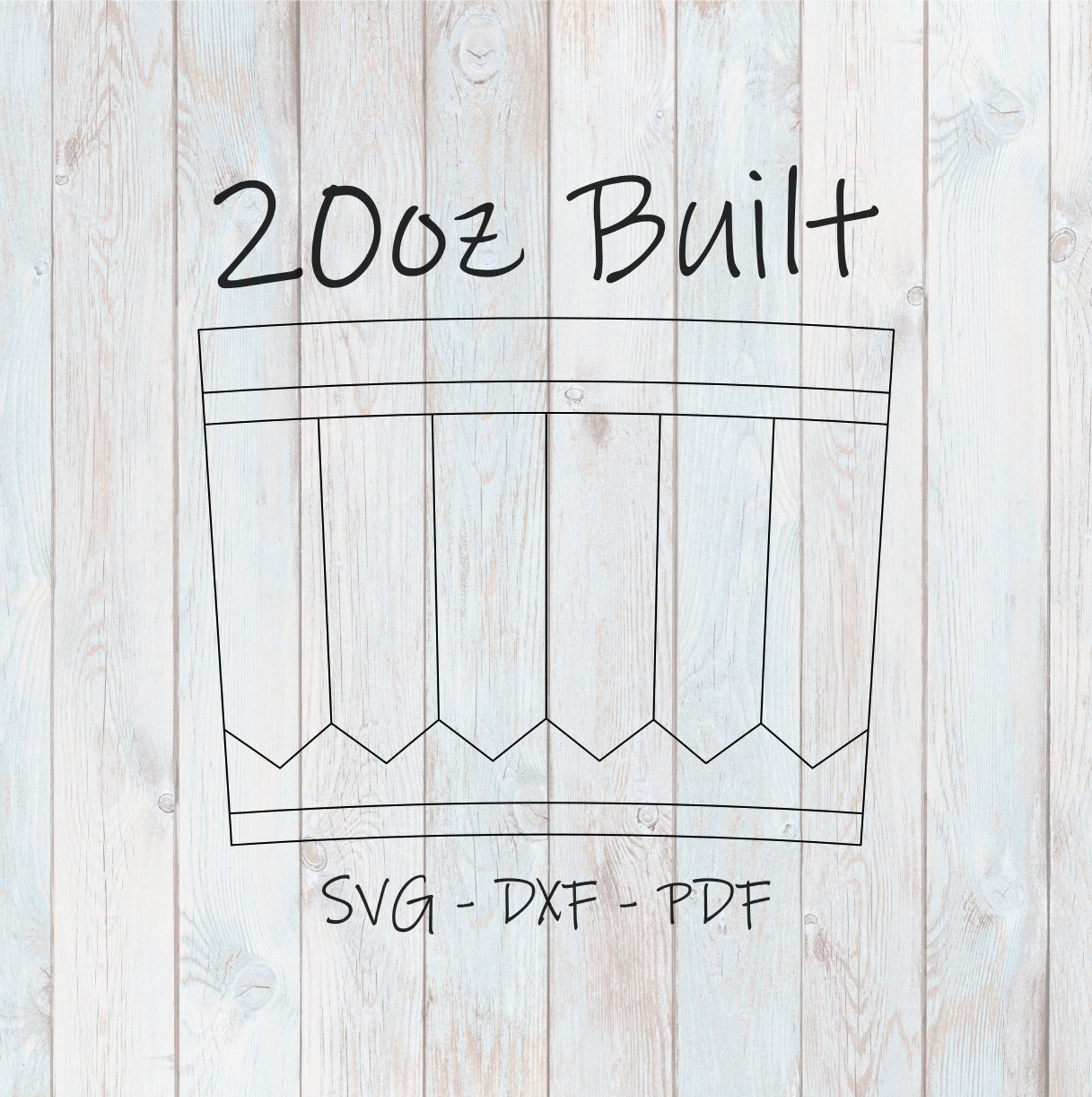 Pencil Tumbler Template For 20oz Built Tumblers SVG DXF And Etsy