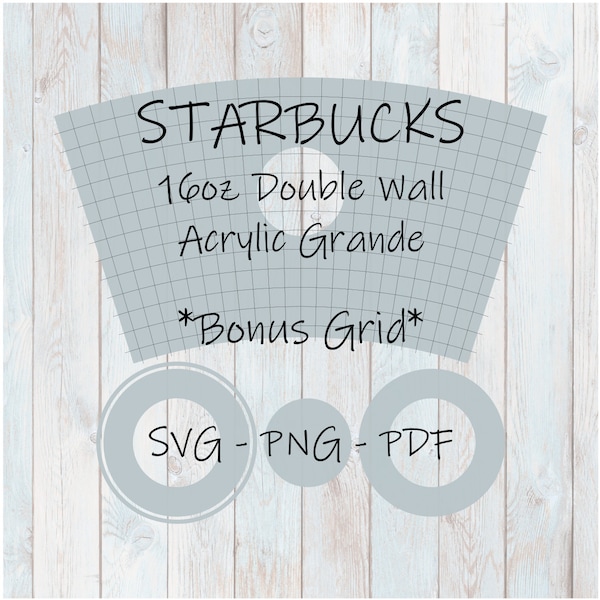 Starbucks Template - Etsy