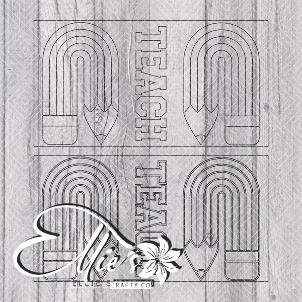 Rainbow Teacher Svg - Etsy