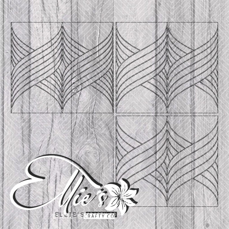 Mermaid Tail Tangle Template for 20oz Skinny Straight Tumblers - Etsy