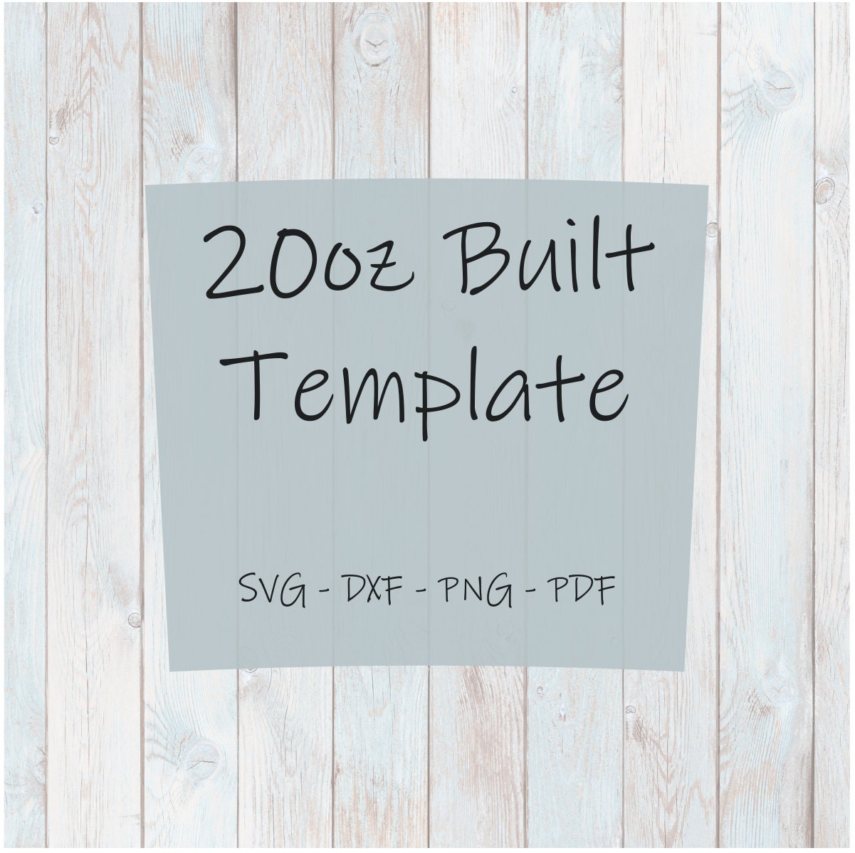 20oz Tapered Tumbler Template