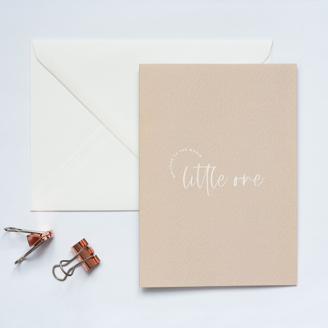 Welcome to the World Card | New Baby Card, Simple Baby Card, Hello Baby ...
