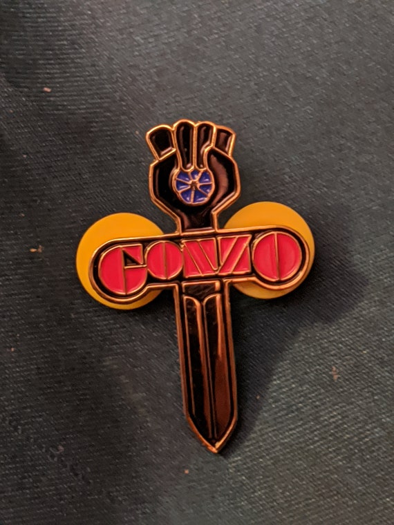 Gonzo Fist Hunter S. Thompson Anstecknadel - Etsy