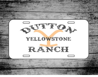 Yellowstone Plates | Etsy