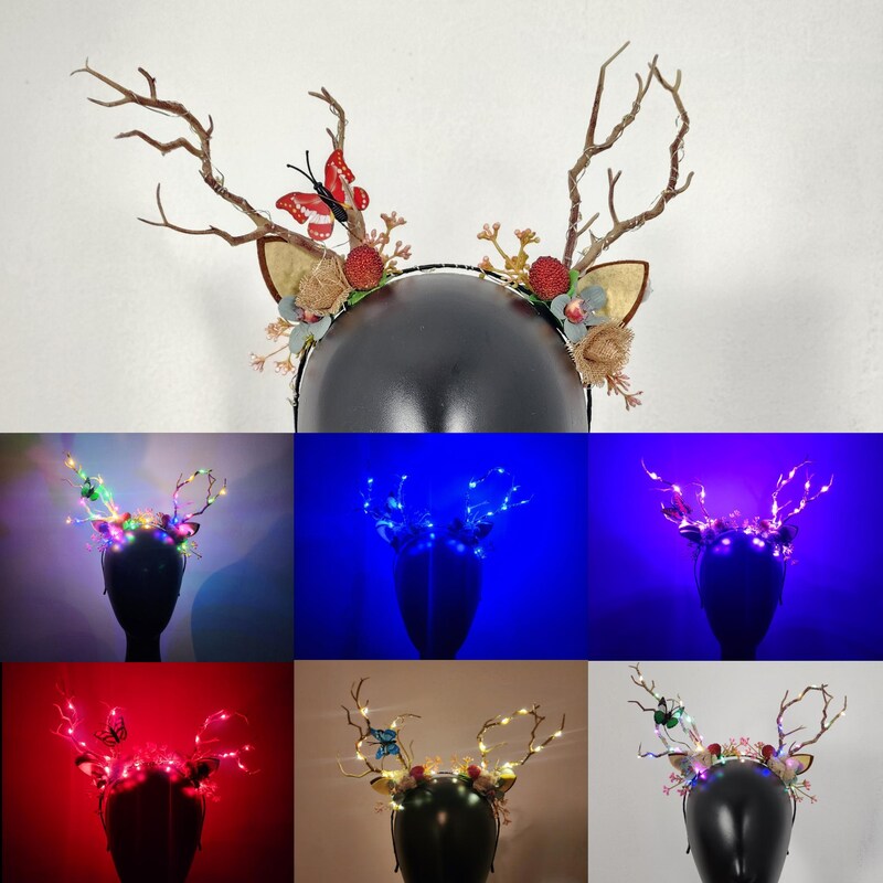 Reindeer Headbands - Etsy