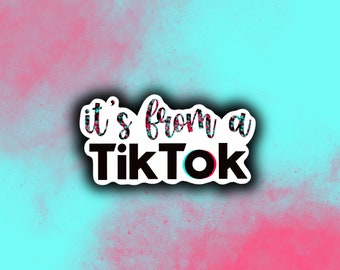 Tik Tok Sticker | Etsy