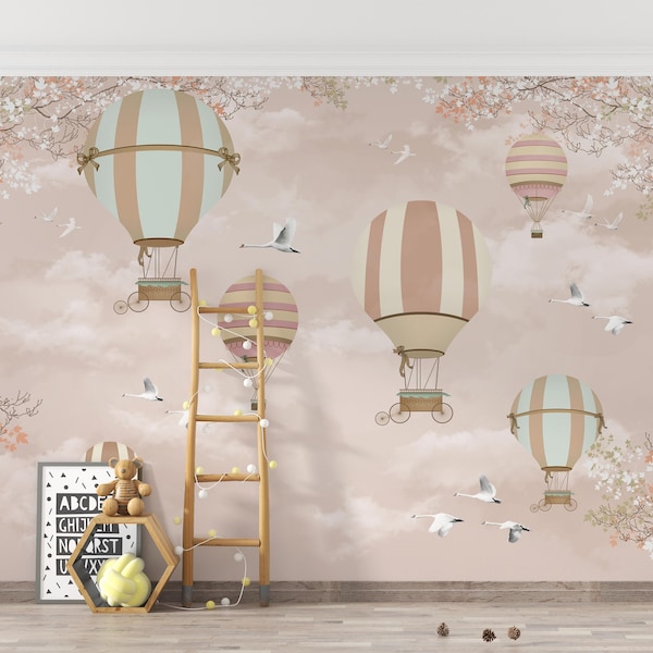 Storks Wallpaper - Etsy