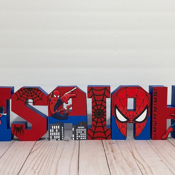 Spiderman Letters - Etsy