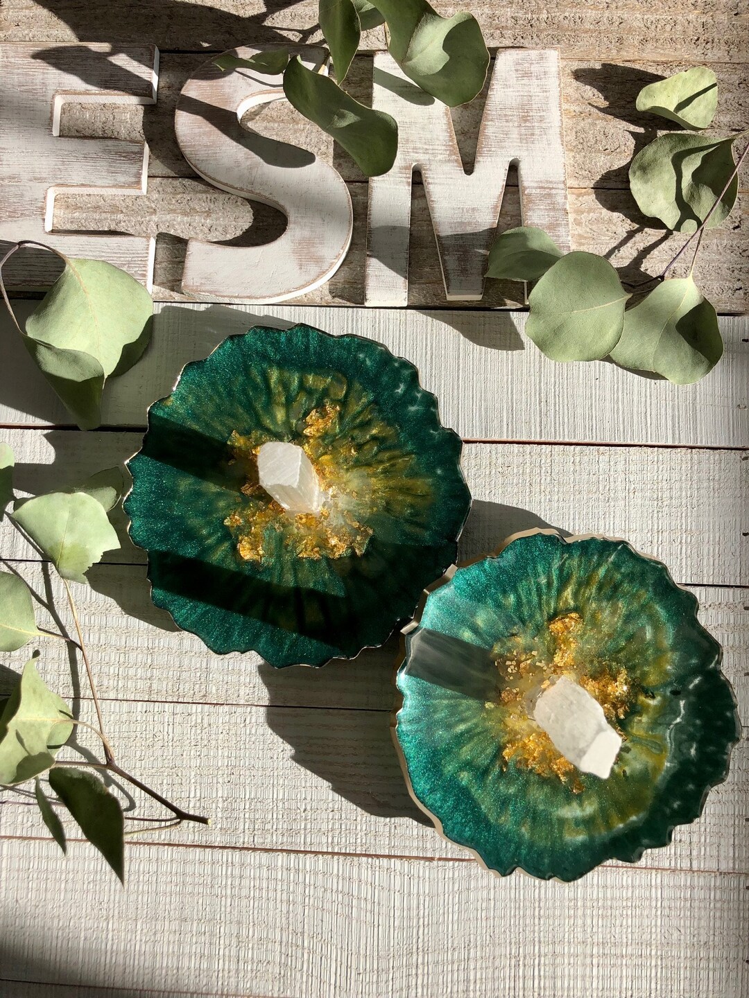 Selenite Resin Jewelry Crystal Display Dish for Purifying and Charging ...