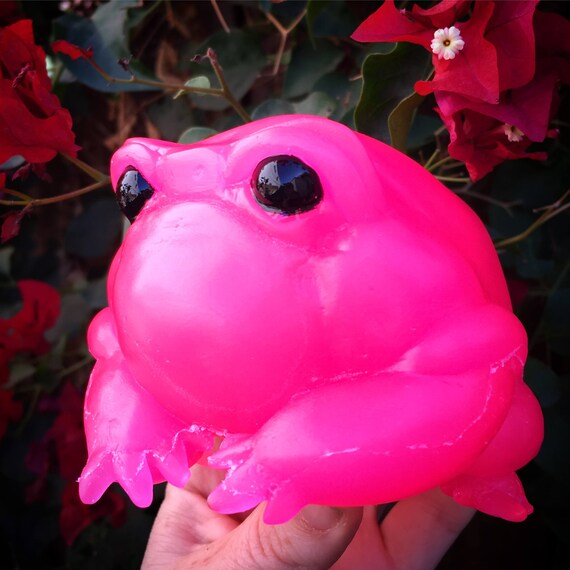 Chonky Resin Glow Toad | Etsy