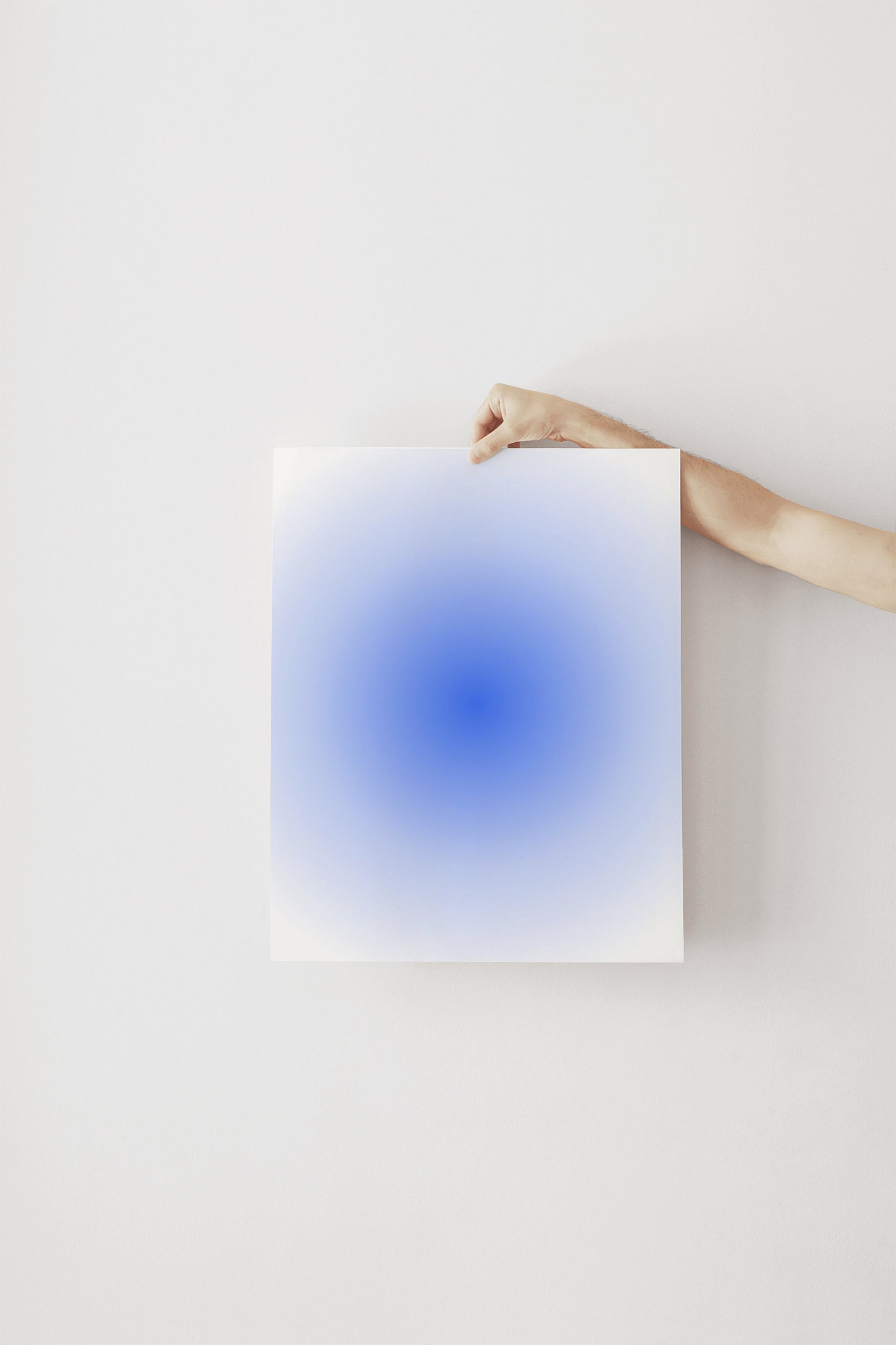 DIGITAL DOWNLOAD Aura Orb Blue Trendy Wall Art Aesthetic Digital Print ...