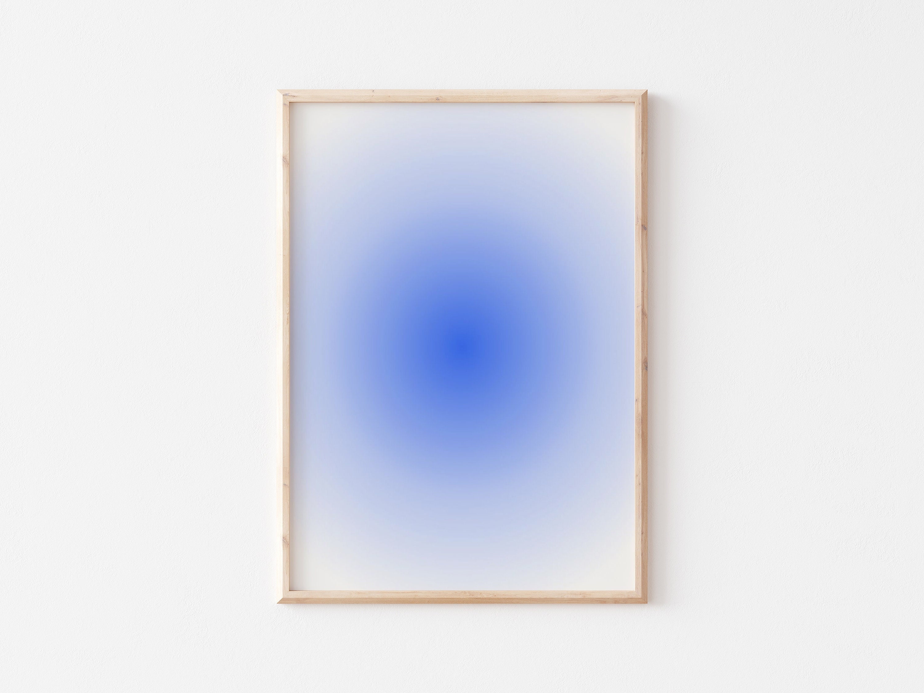 DIGITAL DOWNLOAD Aura Orb Blue Trendy Wall Art Aesthetic Digital Print ...