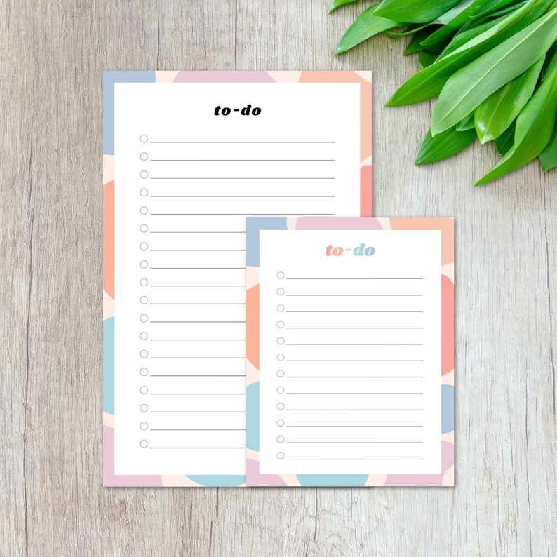 Notepad Bundle Daily Planner To-Do List Organized Agenda | Etsy
