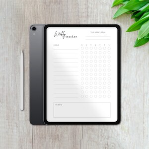 Printable Weekly & Monthly Tracker Bundle | Daily Planner | Time ...