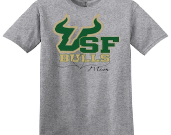 USF Mom With Love Design T-shirt Personalization Available - Etsy
