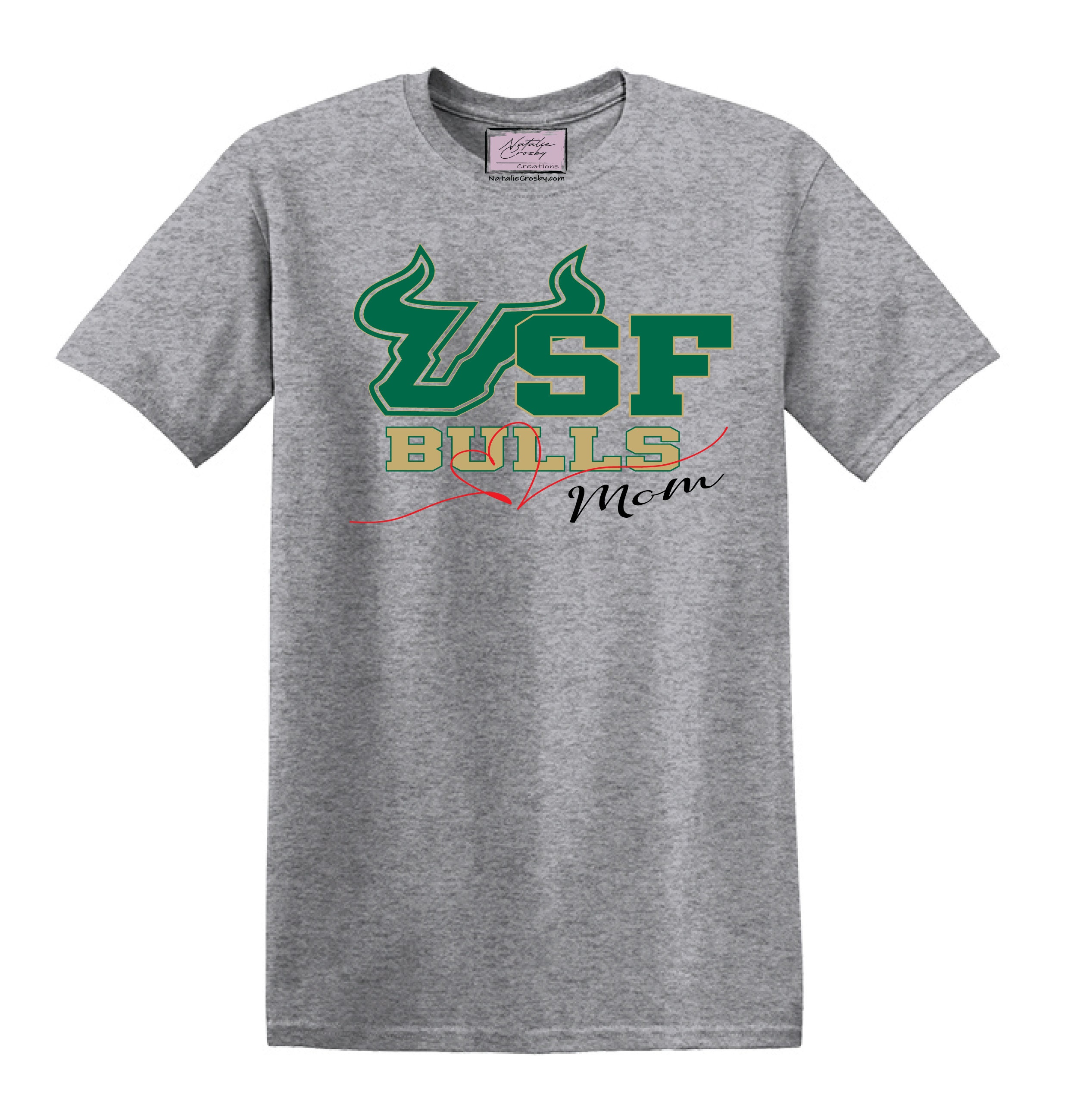 USF Mom With Love Design T-shirt Personalization Available - Etsy