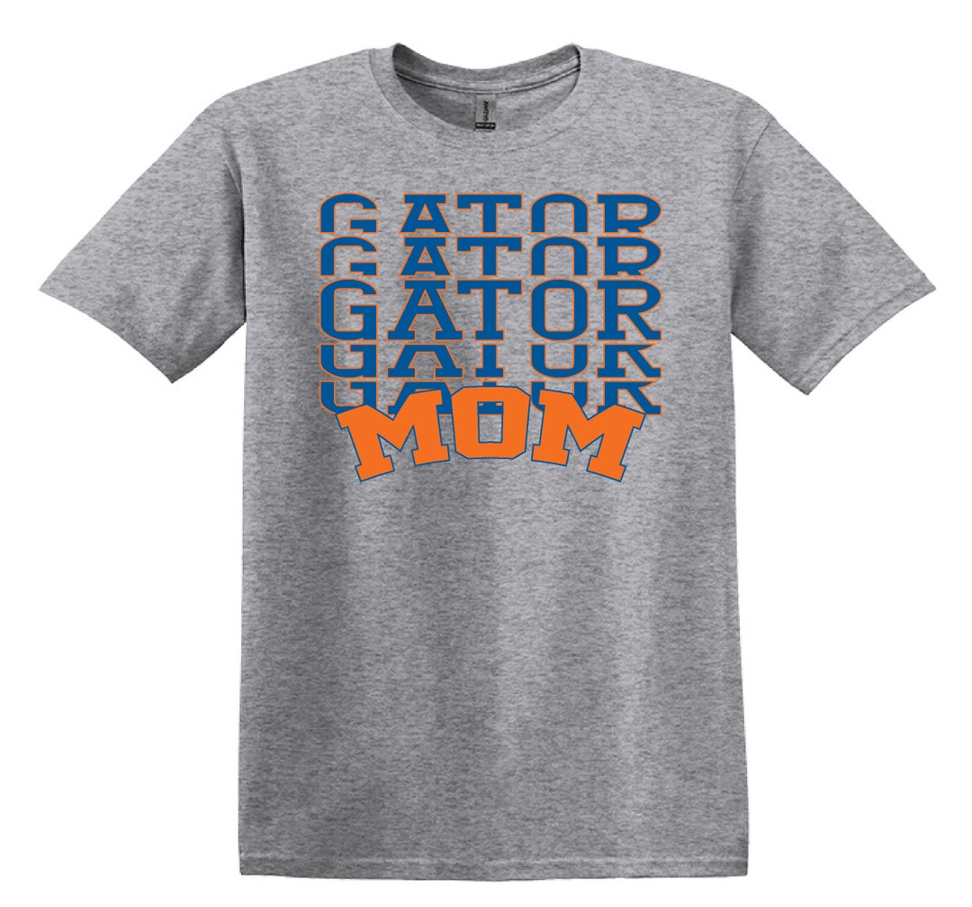 Gator Stacked Spirit Shirt Mom, Dad, Grandma, Grandpa - Etsy