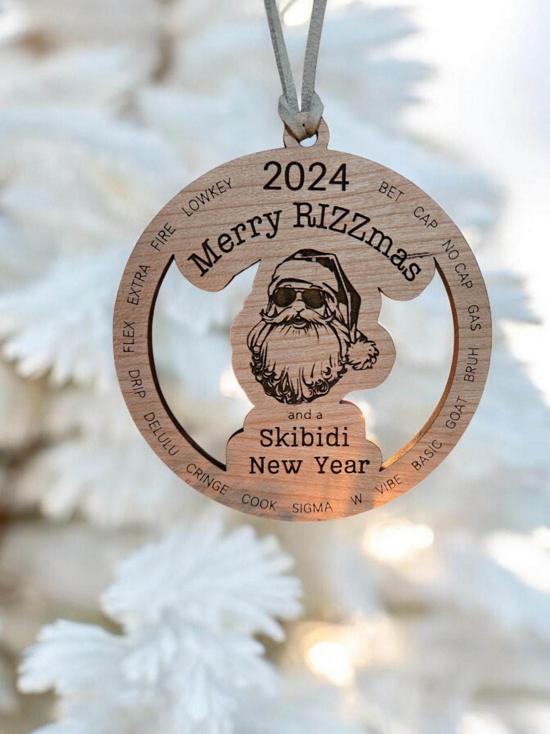 Merry Rizzmas Skibidi New Year Ornament - Etsy
