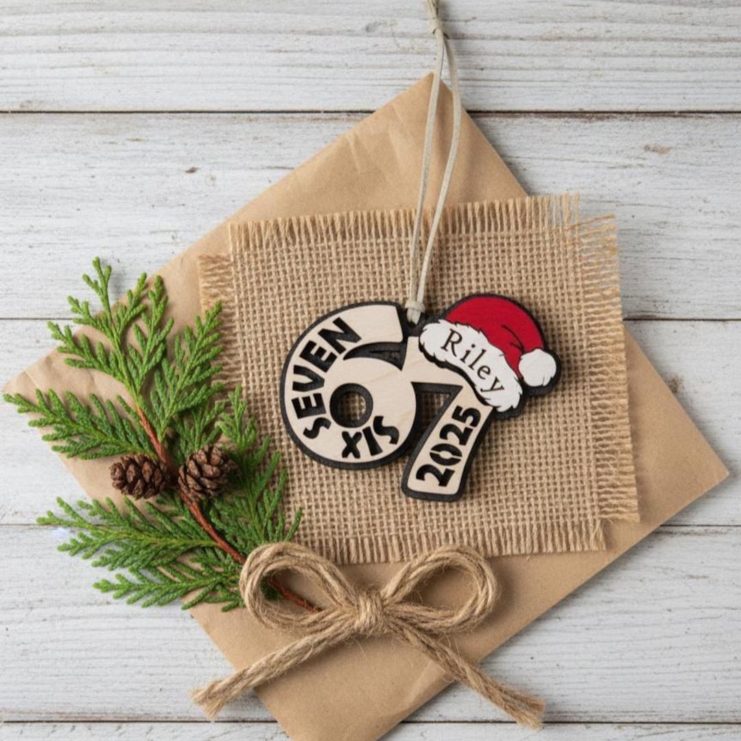 67 Six Seven 6-7! Custom Name Ornament - Etsy