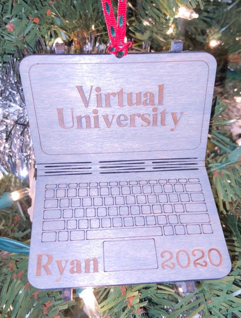 Laptop Christmas Ornament Computer Ornament E-learning - Etsy