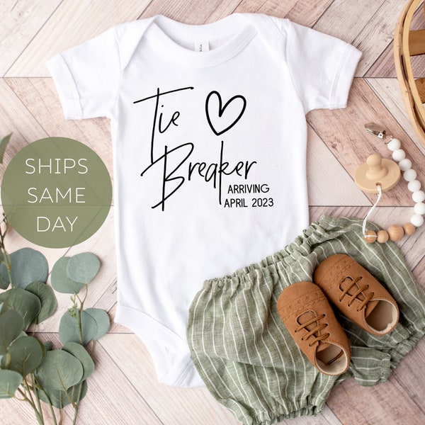 Tie Breaker Baby Reveal Svg - Etsy