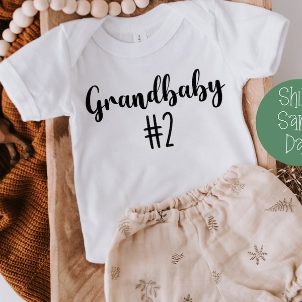 Second Grandchild Announcement - Etsy
