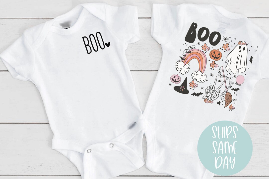 Halloween Boo Baby Onesie®, Cute Halloween Baby Bodysuit, Boo Shirt ...