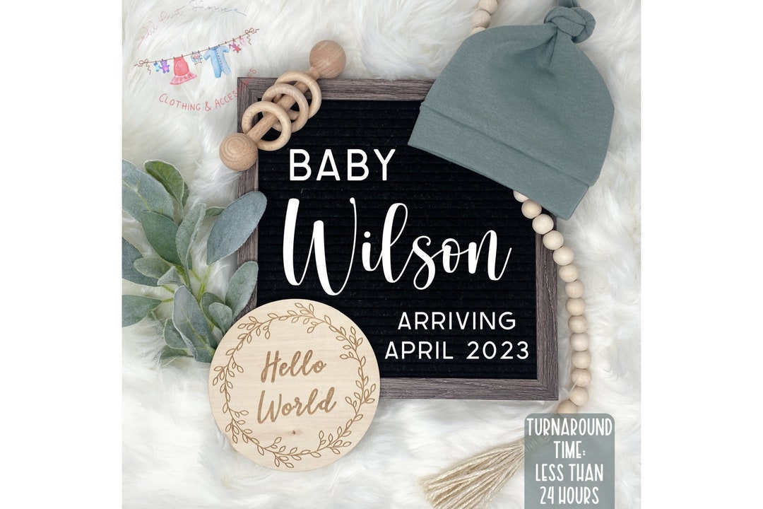 Digital Baby Announcement, Personalized Social Media Baby Announcement ...