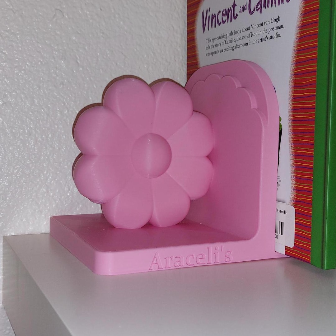 Flower Bookend STL - Digital File for 3D Printing - Etsy