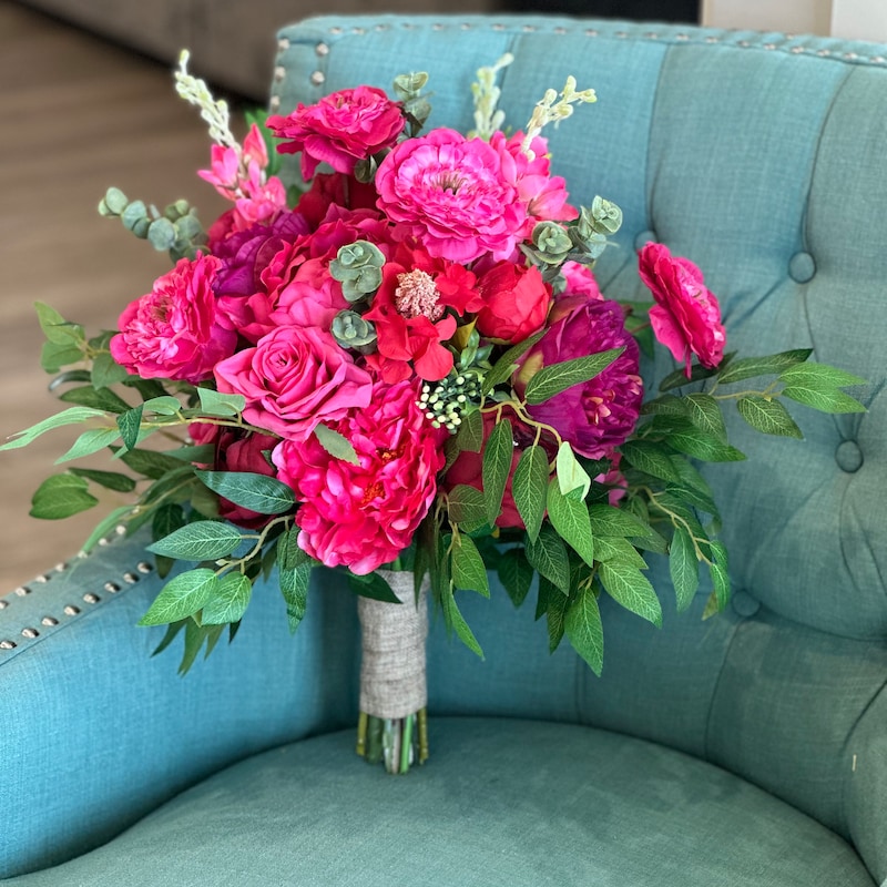 Fuchsia Bouquet - Etsy