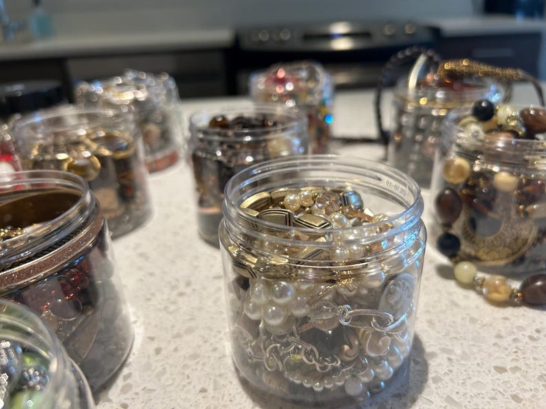 SILVER Jewelry Jars! - Etsy