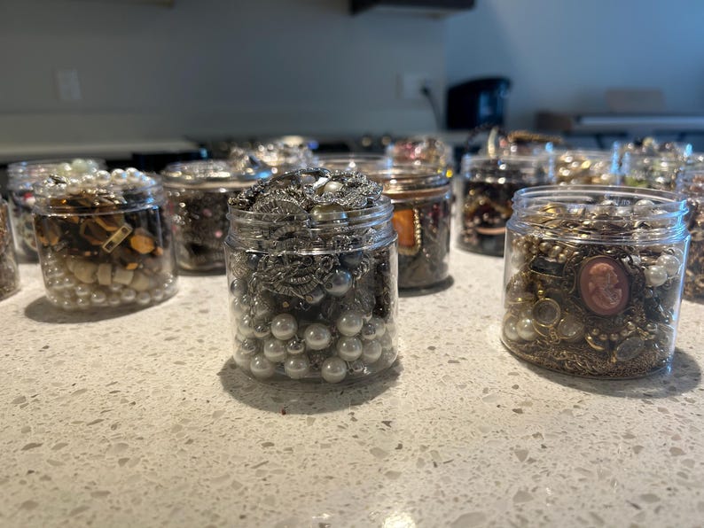 SILVER Jewelry Jars! - Etsy