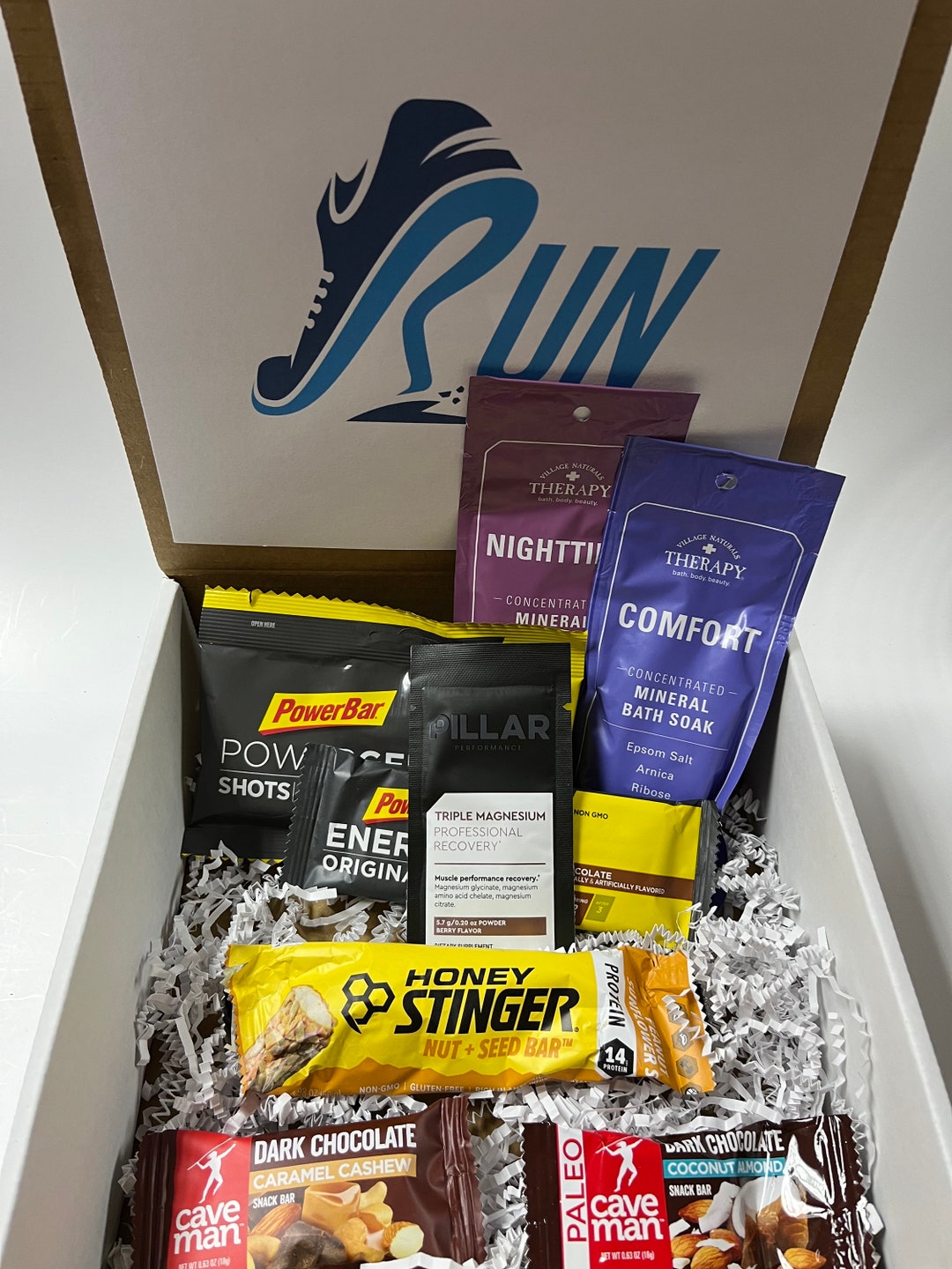 Gift Box for a Runner, Thinking of You for Your Race, Race Care Package ...