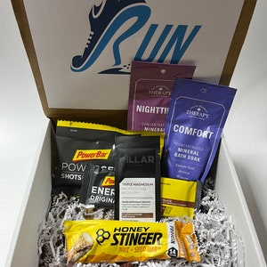 Gift Box for a Runner, Thinking of You for Your Race, Race Care Package ...