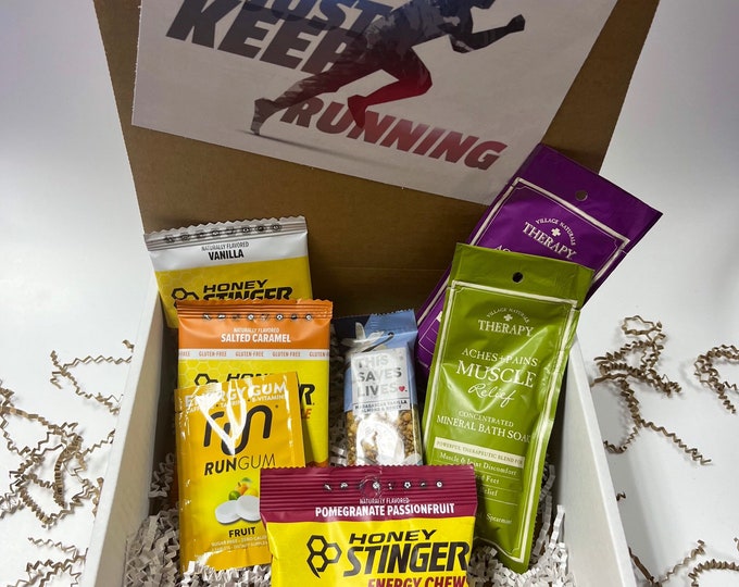 Gift for a Runner, Marathon Gift, Running Care Pack, Let a Runner Know ...