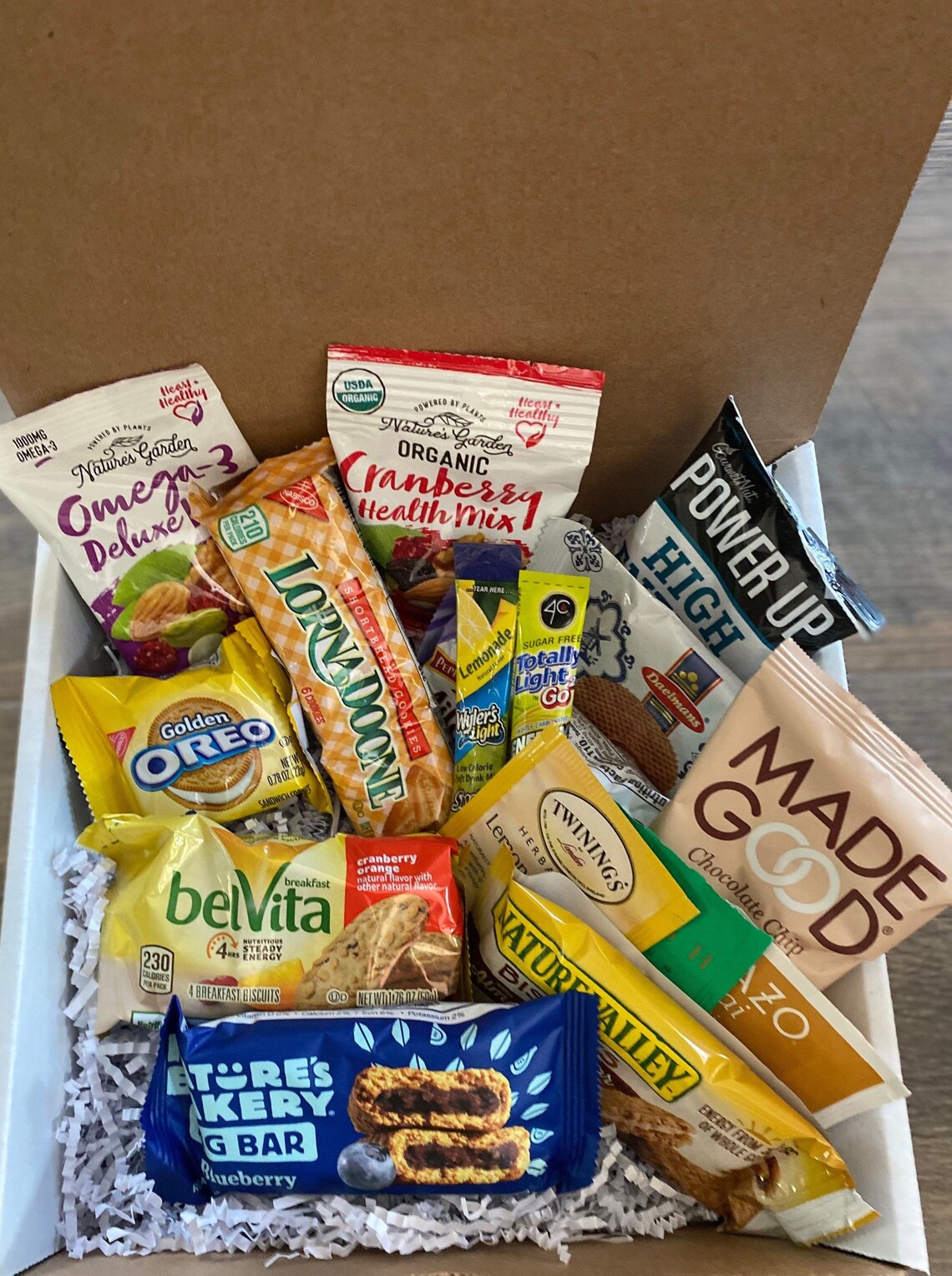 Snack gift box Team Meeting snack box Shipping Included | Etsy