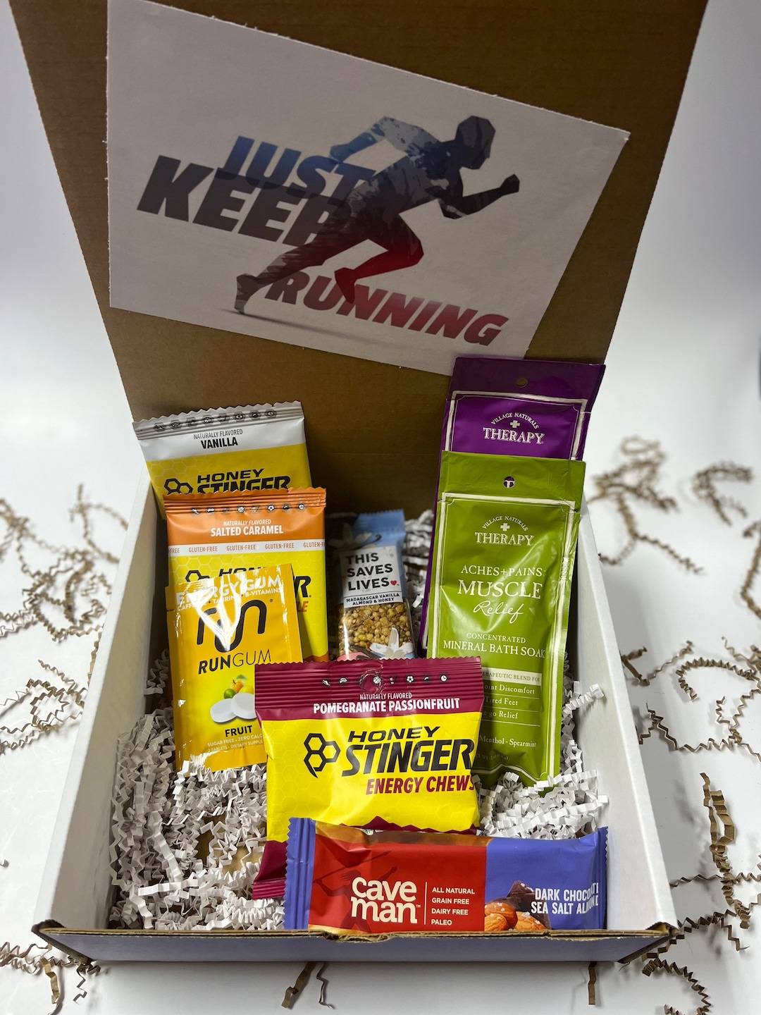 Running Gift Box, Gift for a Runner, Half Marathon Gift, Marathon Gift ...