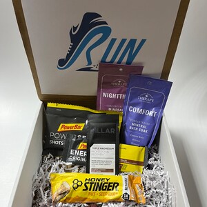 Gift Box for a Runner, Thinking of You for Your Race, Race Care Package ...